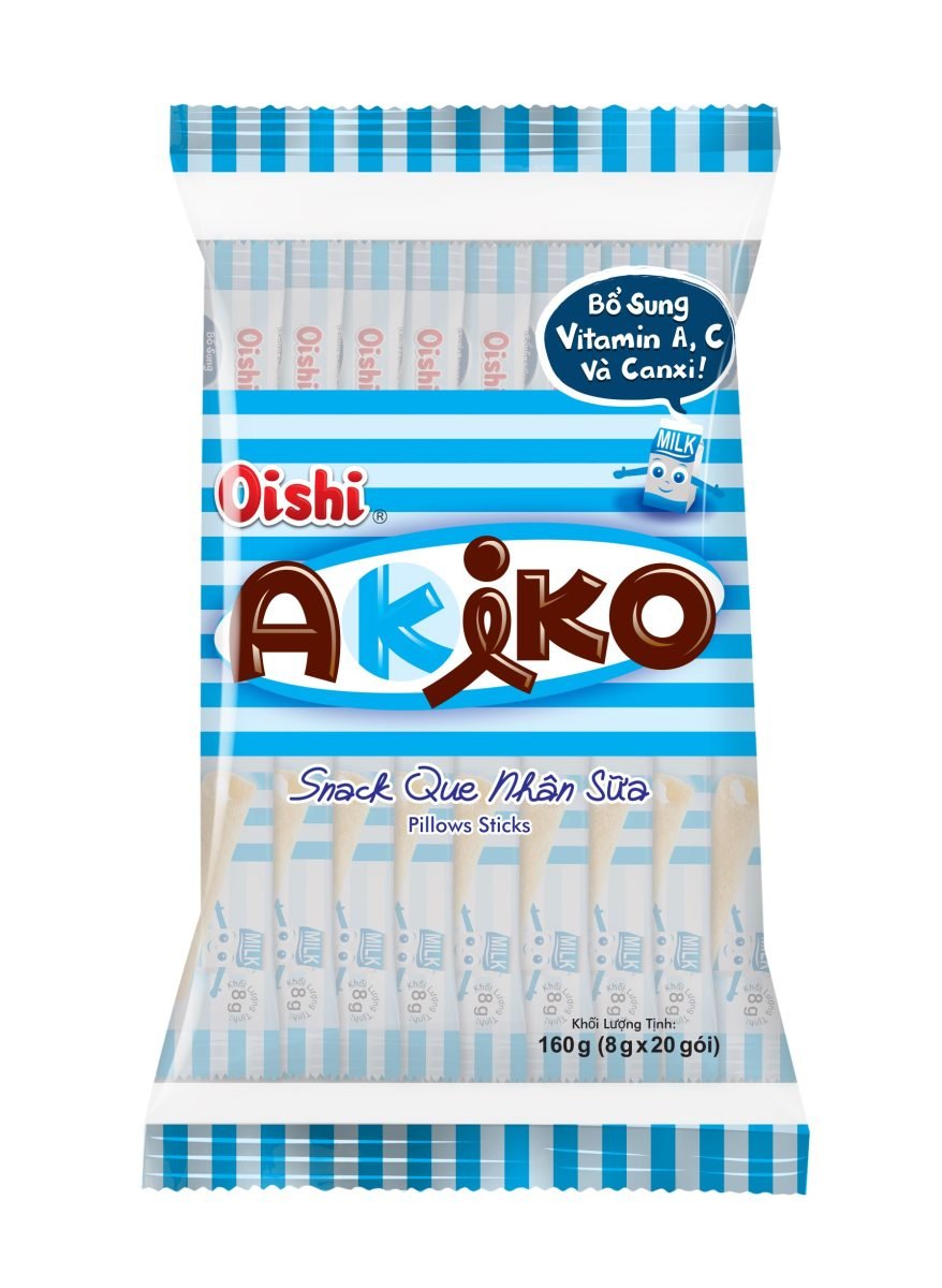 Akiko sữa 160g - ĂN VẶT KIM CHI CZ- CHIBOO
