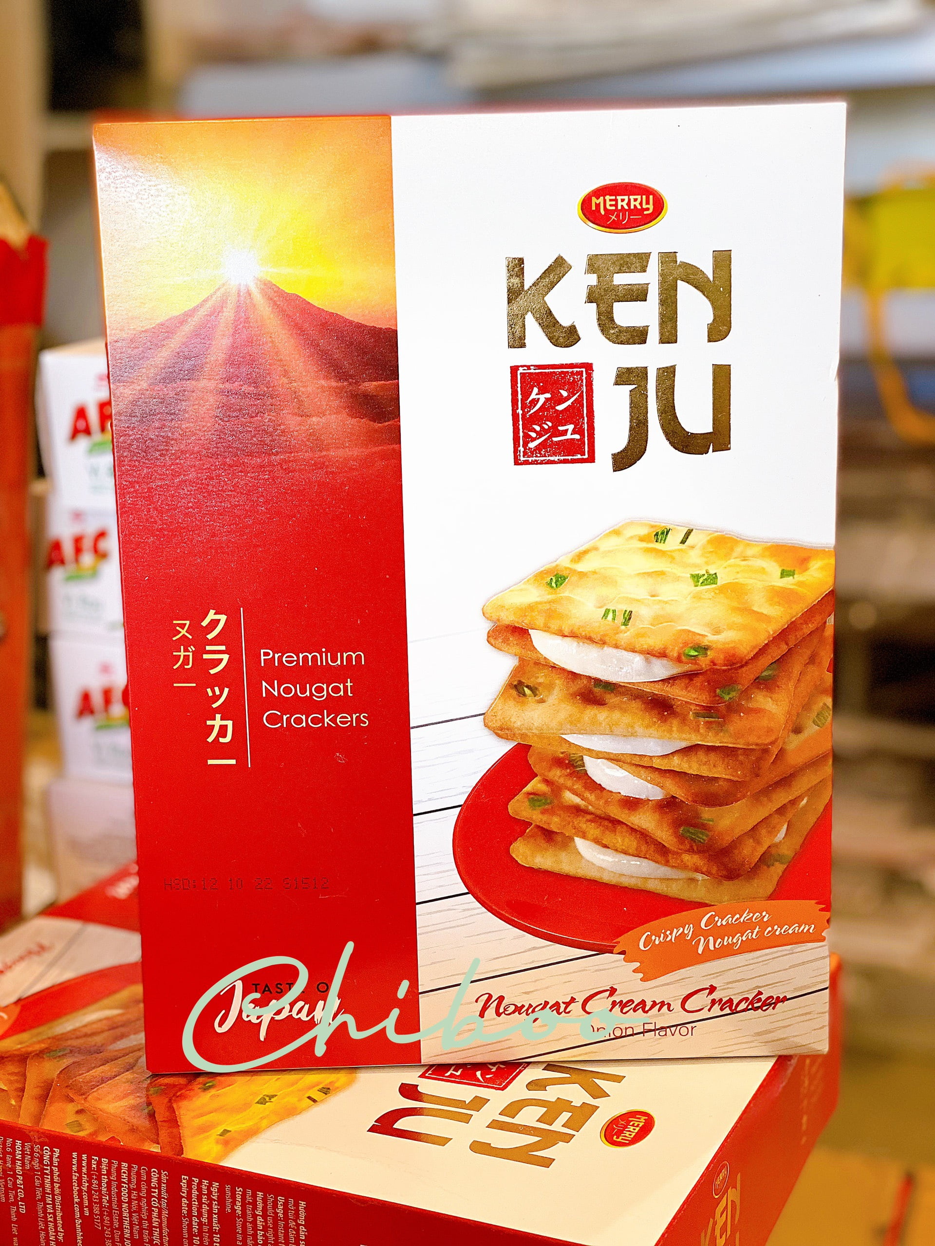 bánh hành Kenju - ĂN VẶT KIM CHI CZ- CHIBOO