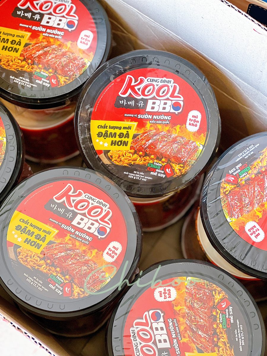 Mì trộn Kool bbq Hq 155g - ĂN VẶT KIM CHI CZ- CHIBOO